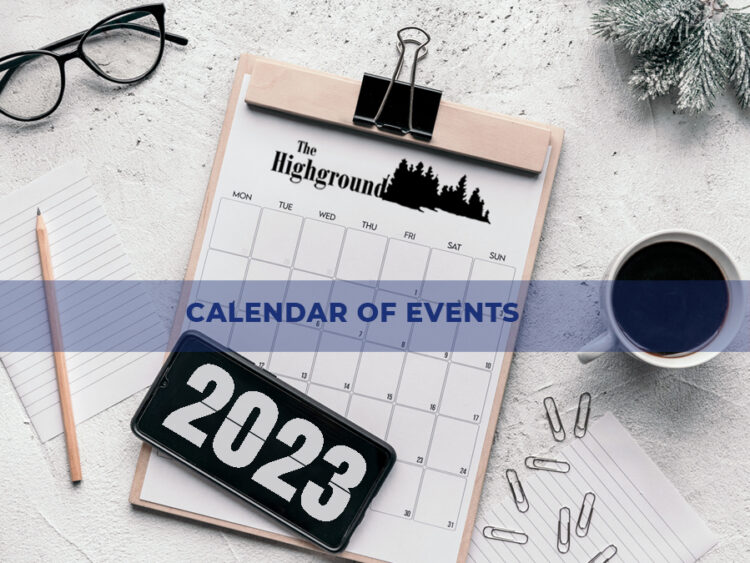 Calendar of Events | The Highground